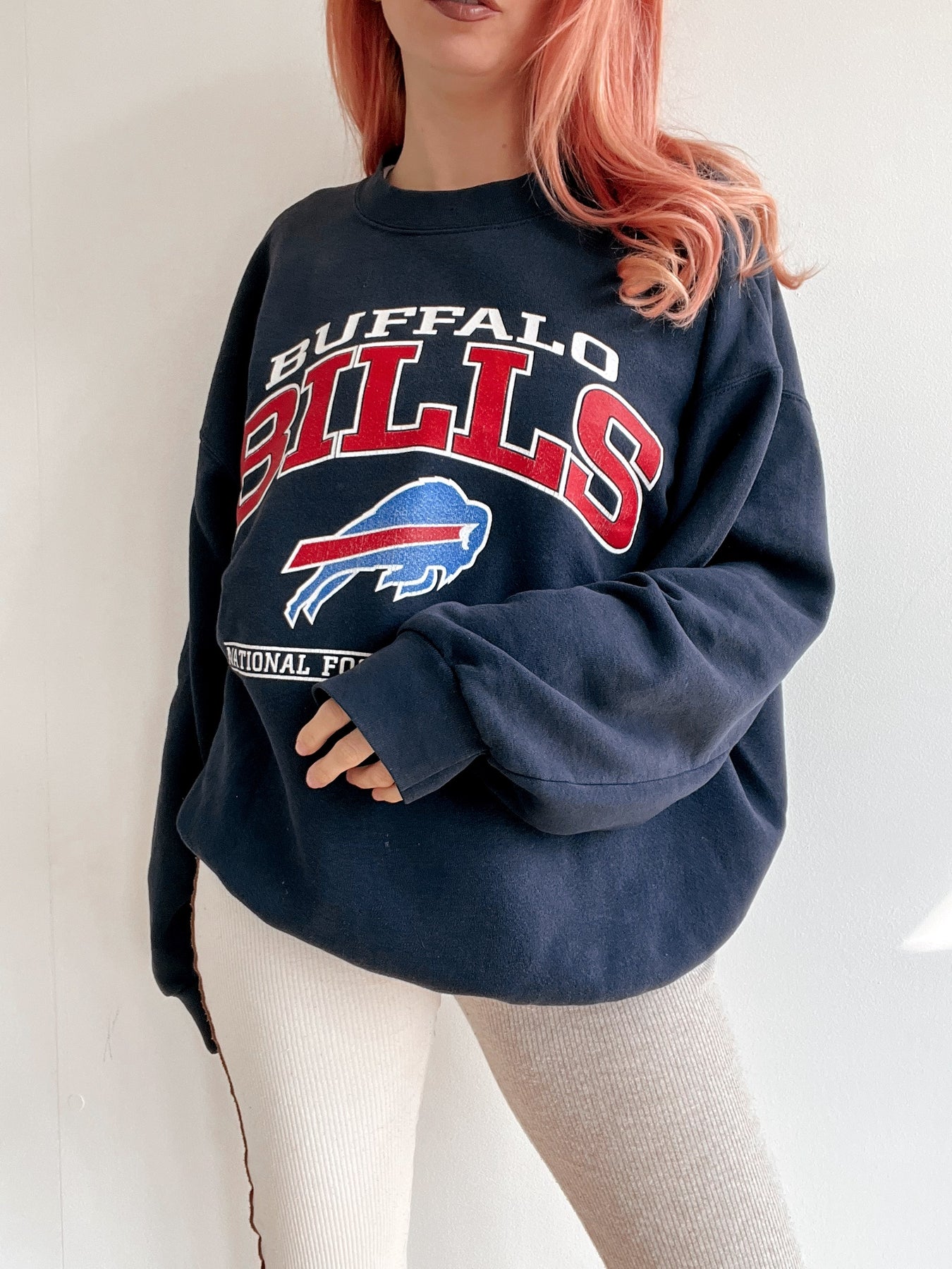 Pull vintage américain Buffalo bleu foncé Lee XL – fripsquare