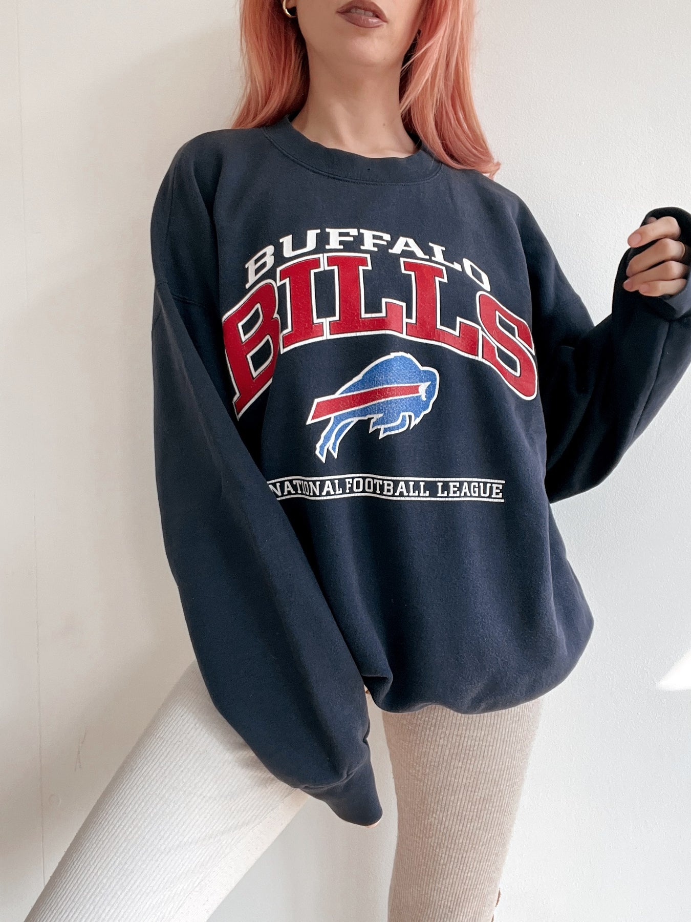 Pull vintage américain Buffalo bleu foncé Lee XL – fripsquare