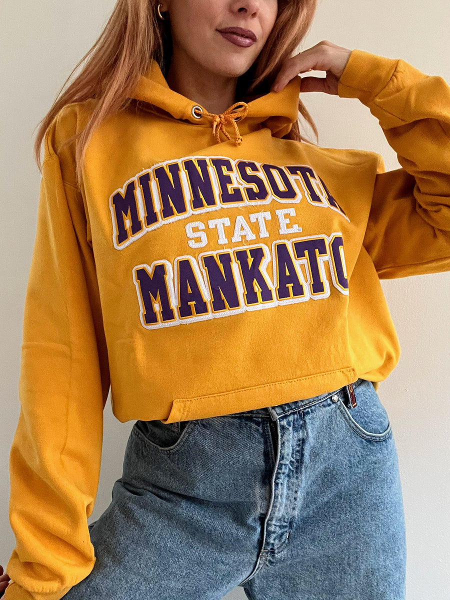 Pull vintage américain Jaune Champion L – fripsquare